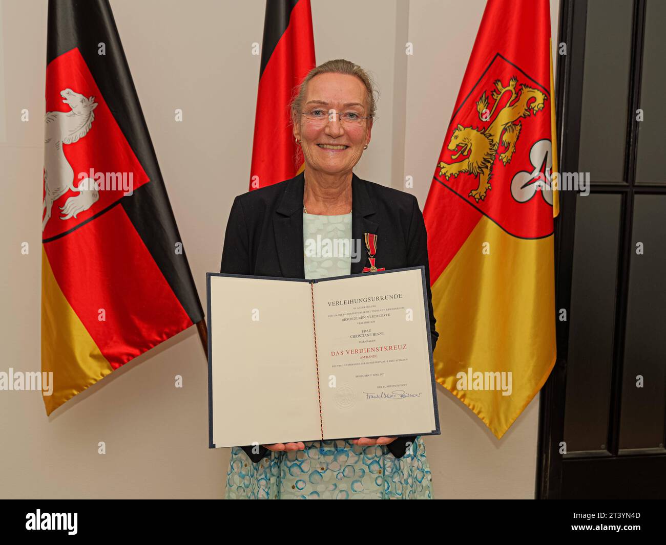 Christiane Hinze wird geehrt Am 27. Oktober 2023 erhielt Christiane ...