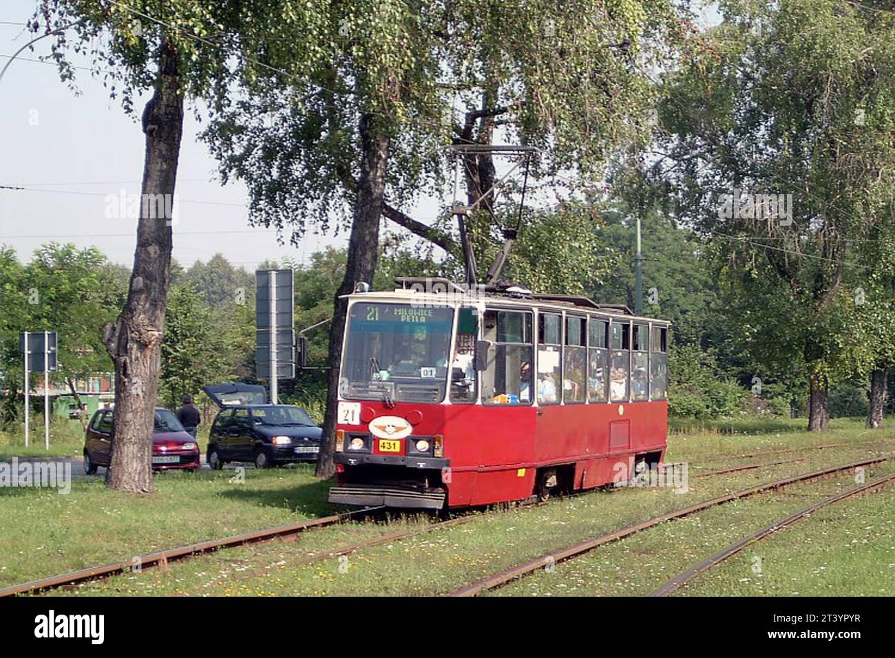 Silesian Interurban tram system, Poland, Tramwaje Konurbacji Stock ...