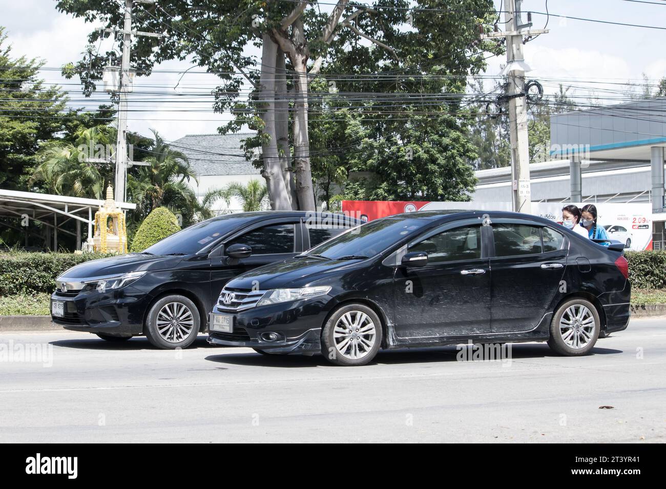 Chiangmai, Thailand - Auguest 29 2023: Private Honda City Compact car ...