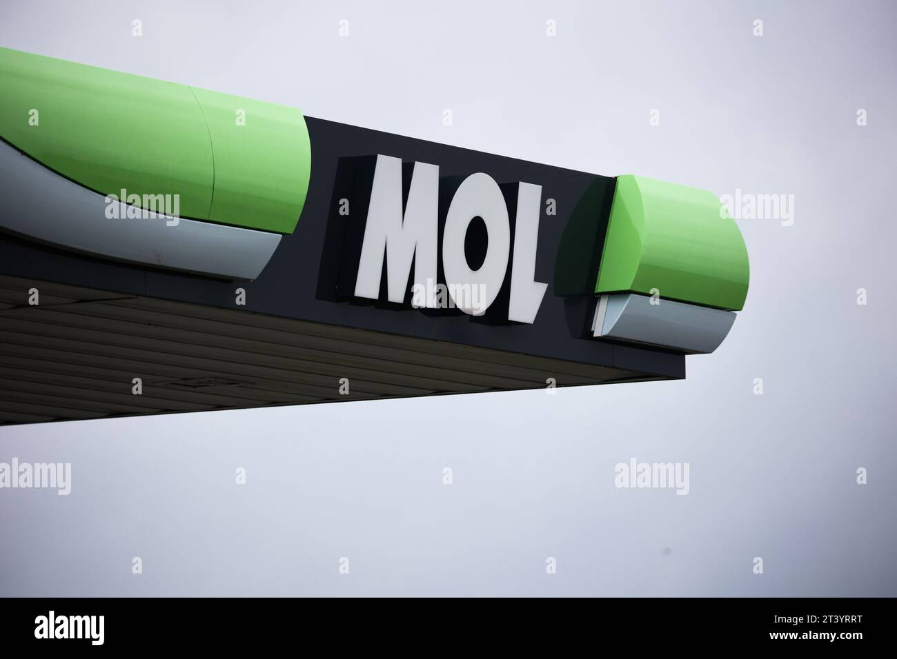 Poland. October 9, 2023. MOL gas station Stock Photo - Alamy