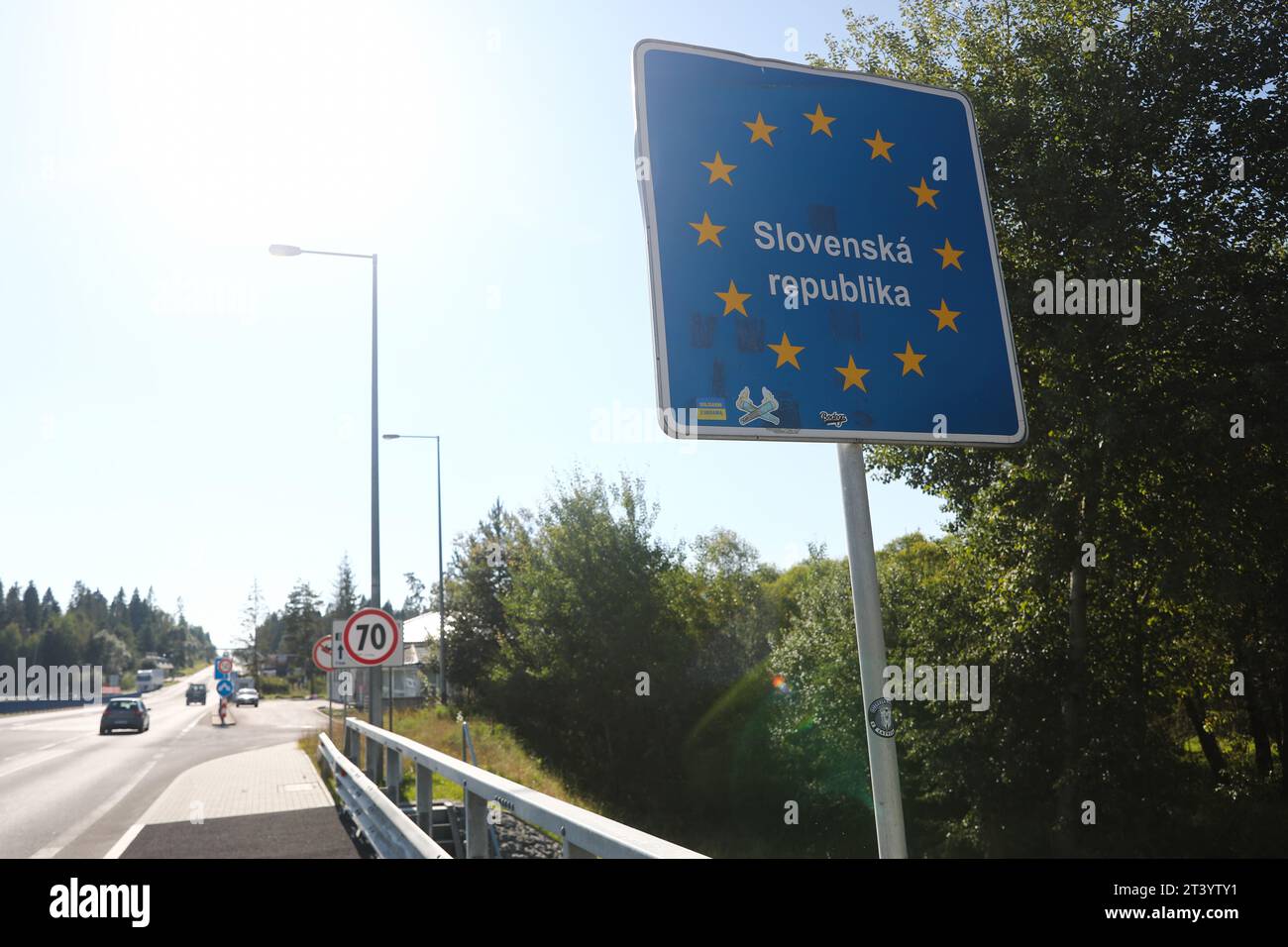 Polish slovak border hi-res stock photography and images - Alamy