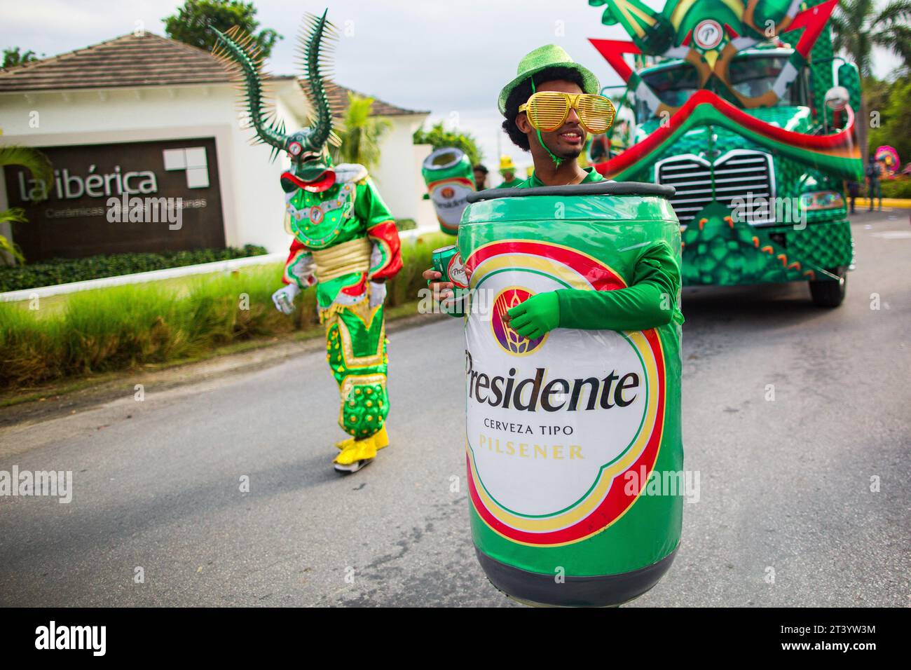 Dominican Republic, Punta Cana - March 3, 2018: People in colorful ...