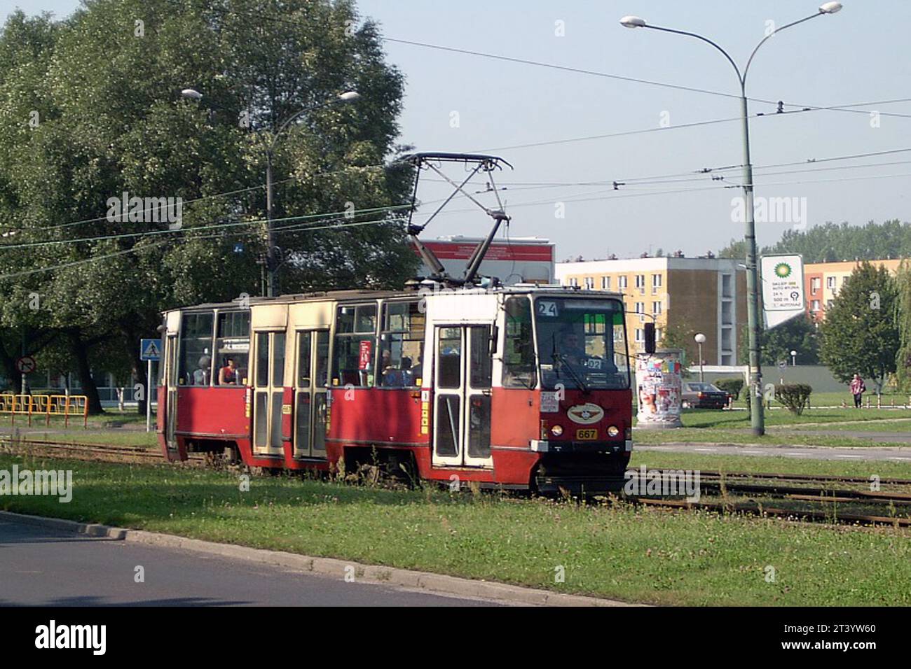 Silesian Interurban tram system, Poland, mostly taken prior to route ...