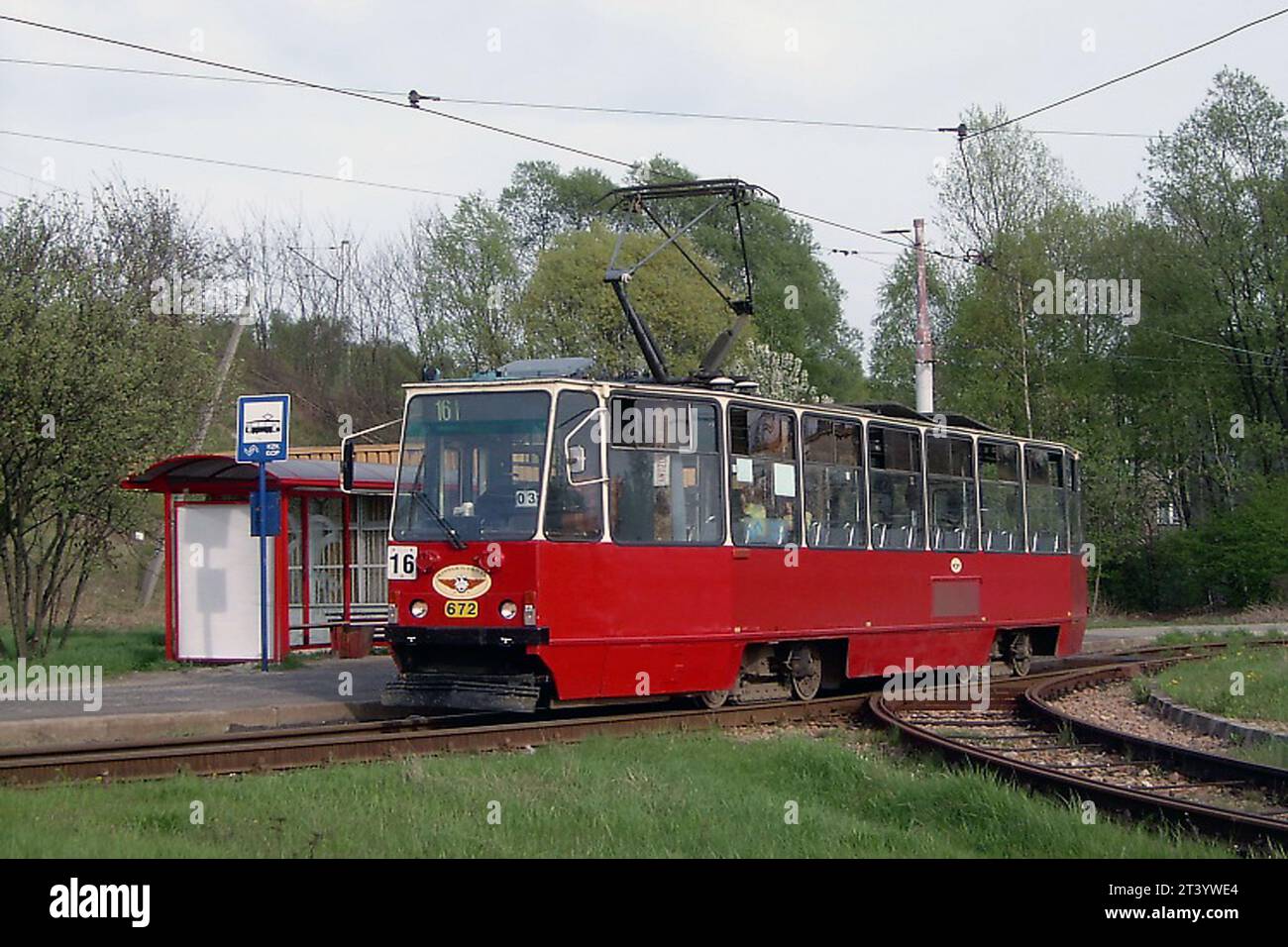 Silesian Interurban tram system, Poland, Tramwaje Konurbacji Stock ...