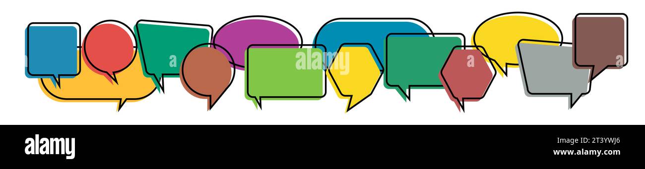 Communication in french language Stock Vector Images - Alamy