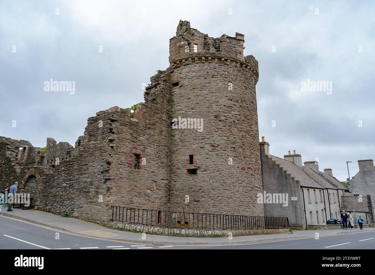Bishop's and Earl's palaces in Kirkwall, Scotland Stock Photo - Alamy