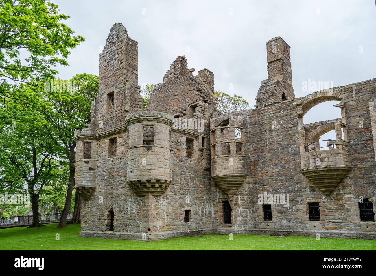 Bishop's and Earl's palaces in Kirkwall, Scotland Stock Photo - Alamy