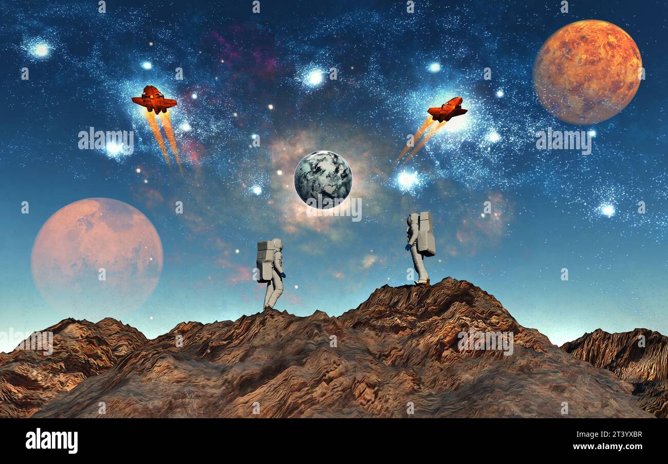 Exploring exoplanets hi-res stock photography and images - Alamy