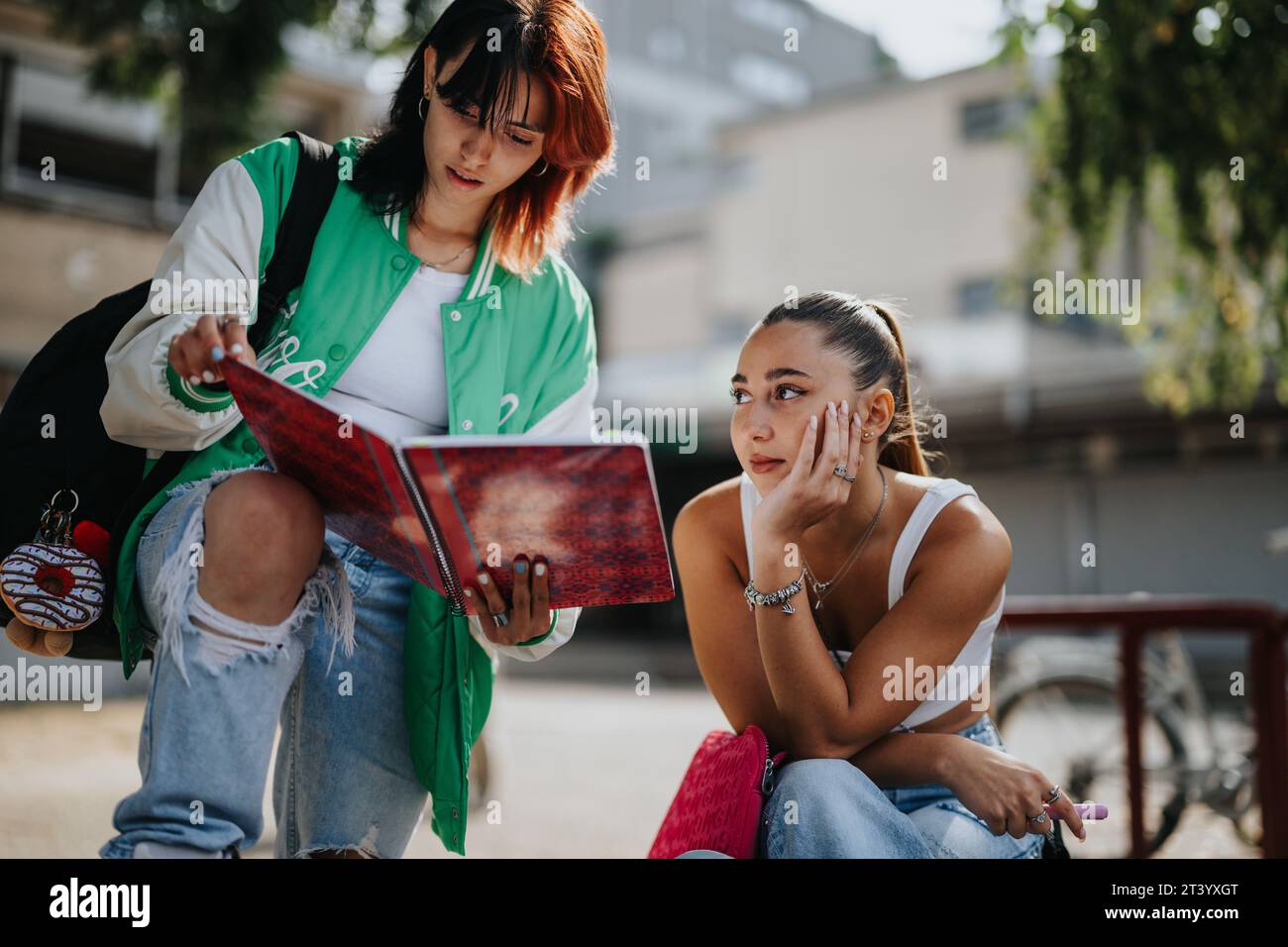 Collaborating on a School Project: Teenagers Studying Together After ...
