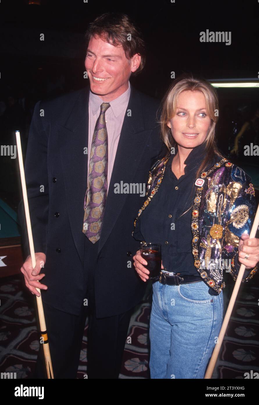 1993 Christopher Reeve Bo Derek John Barrett/PHOTOlink.net Stock Photo ...