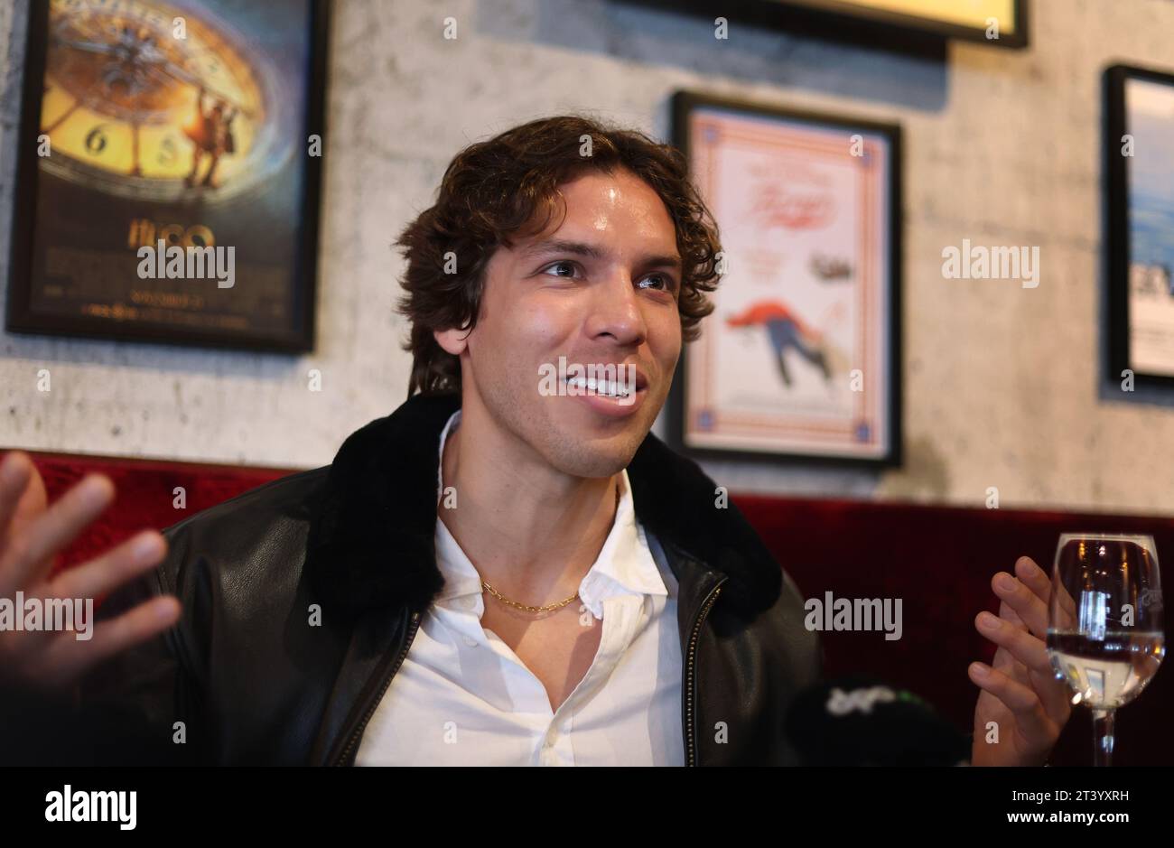 Munich, Germany. 27th Oct, 2023. Joseph Baena, actor and son of A ...