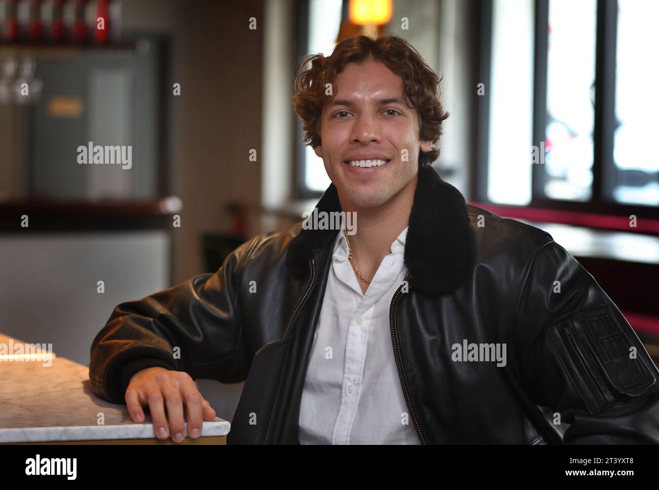 Munich, Germany. 27th Oct, 2023. Joseph Baena, actor and son of A ...