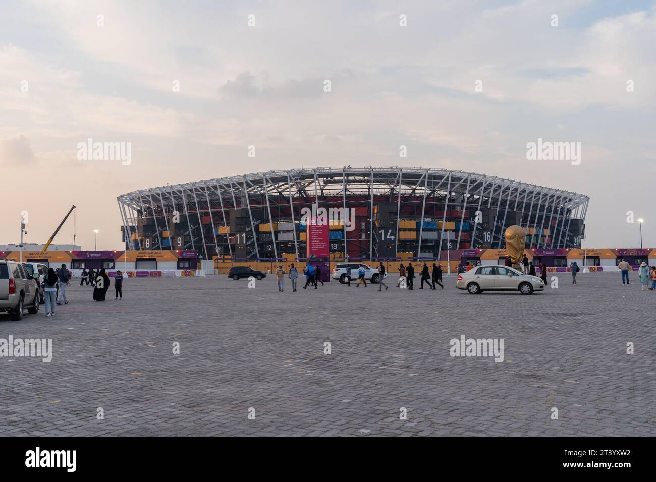 Doha, Qatar - December 10, 2022: Stadium 974, previously known as Ras ...