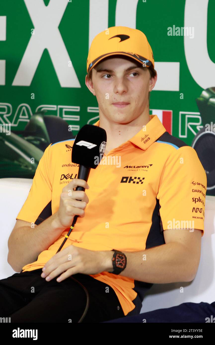 MEXICO City, Mexico. 26th Oct, 2023. #81 Oscar PIASTRI, AUS, McLaren F1 ...
