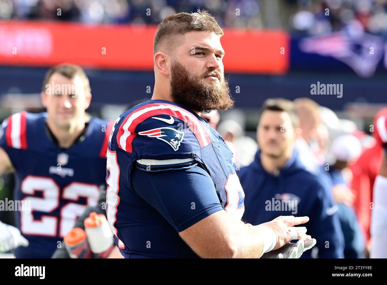 Foxborough, Massachusetts, USA. 22nd Oct, 2023. ; New England Patriots ...