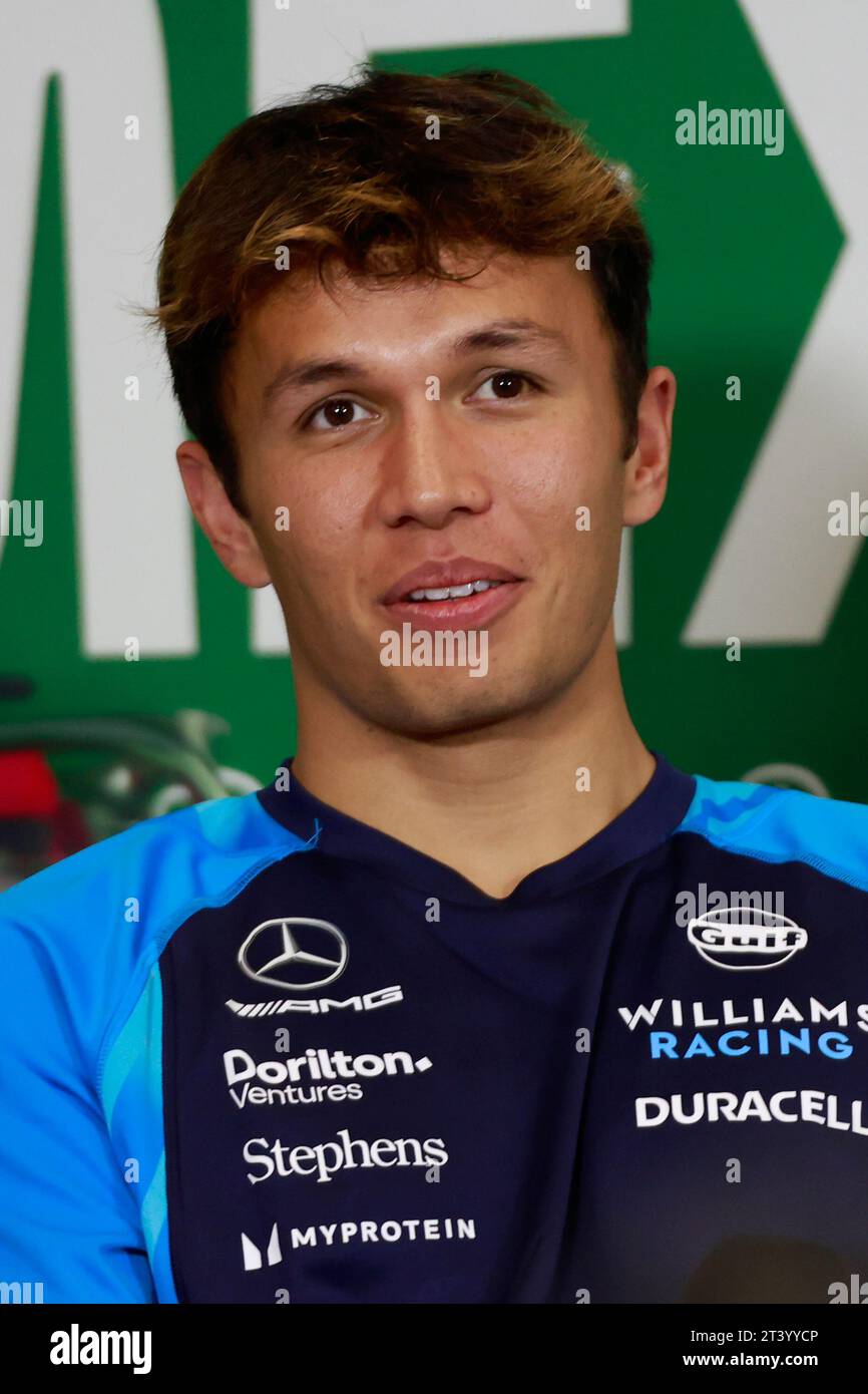 MEXICO City, Mexico. 26th Oct, 2023. Alexander Albon, THAI, Team ...
