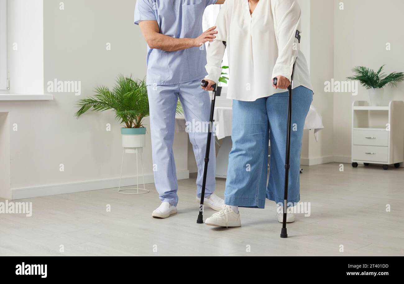 Obese woman with nurse hi-res stock photography and images - Alamy