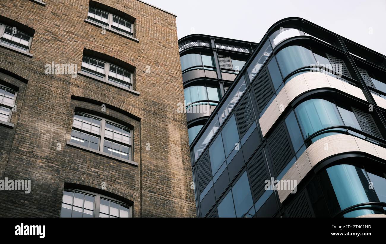 Modern and Old Architecture Stock Photo - Alamy