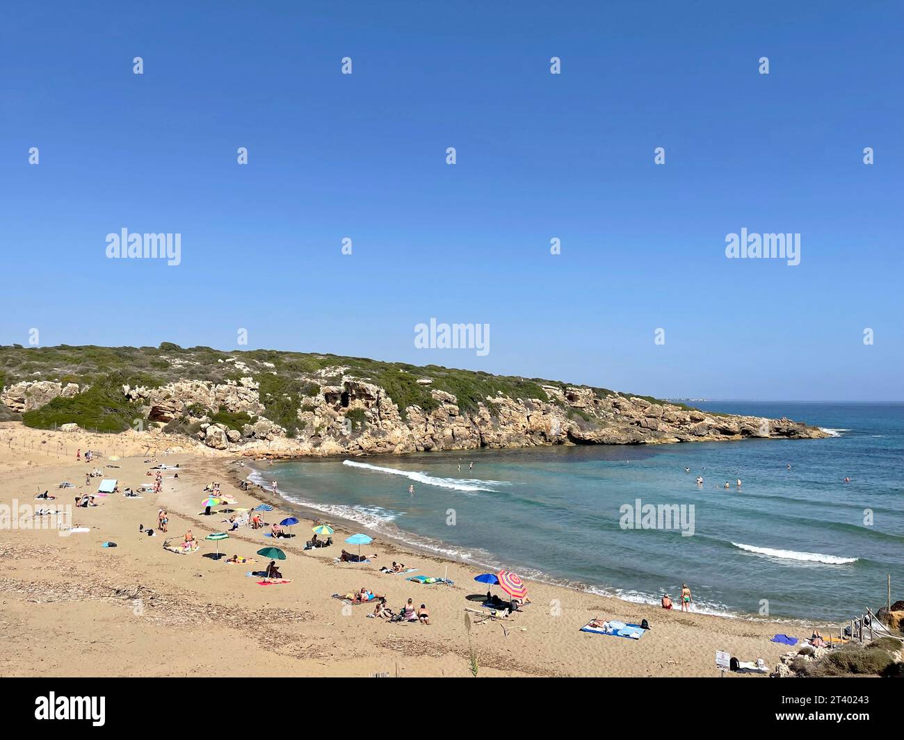 Italy, Sicily, Calamosche beach Stock Photo - Alamy