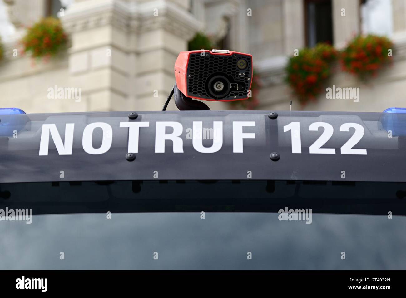 Vienna, Austria. Vienna Security Festival at Town Hall Square in Vienna ...
