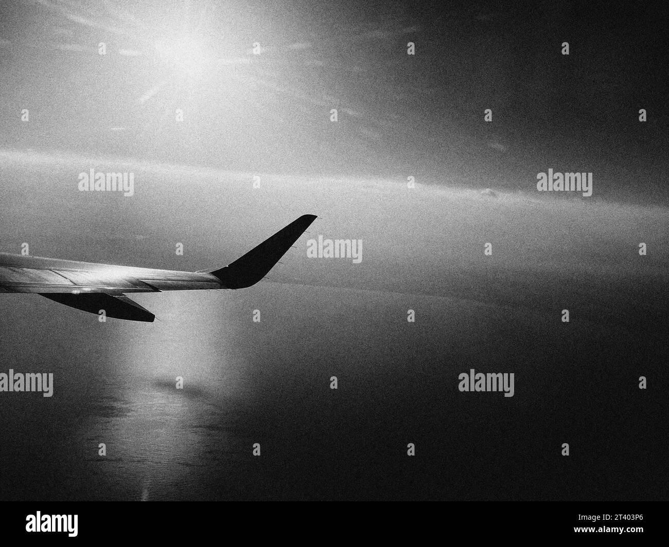 Italy plane view Black and White Stock Photos & Images - Alamy