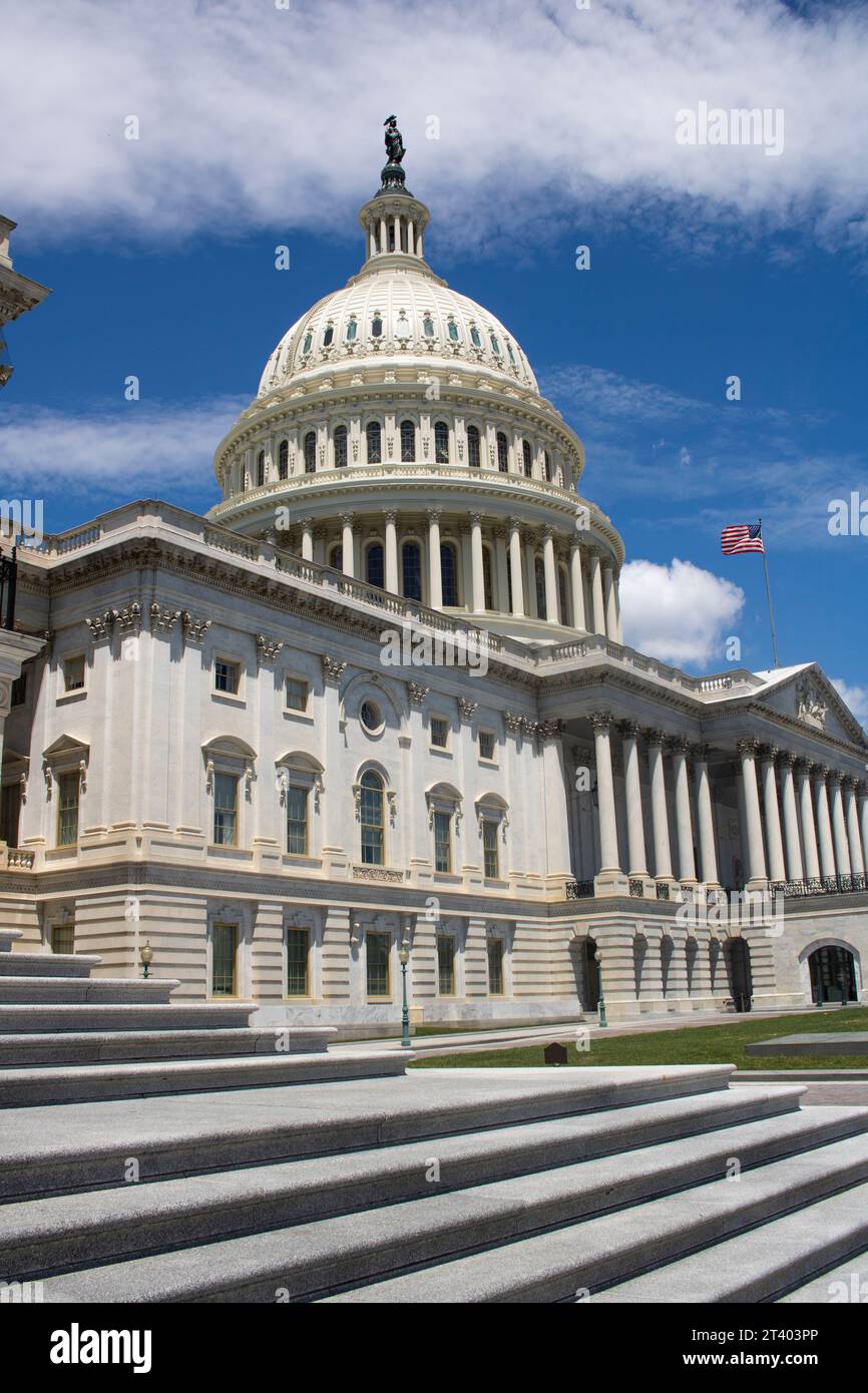 Stairs to Washington Capitol building Stock Photo - Alamy