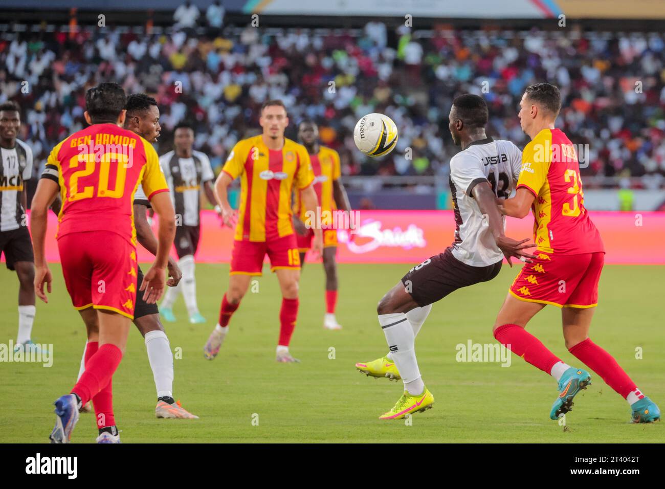 DAR ES SALAAM, TUNISIA – OCTOBER 22: Mazembe and Esperance during the ...