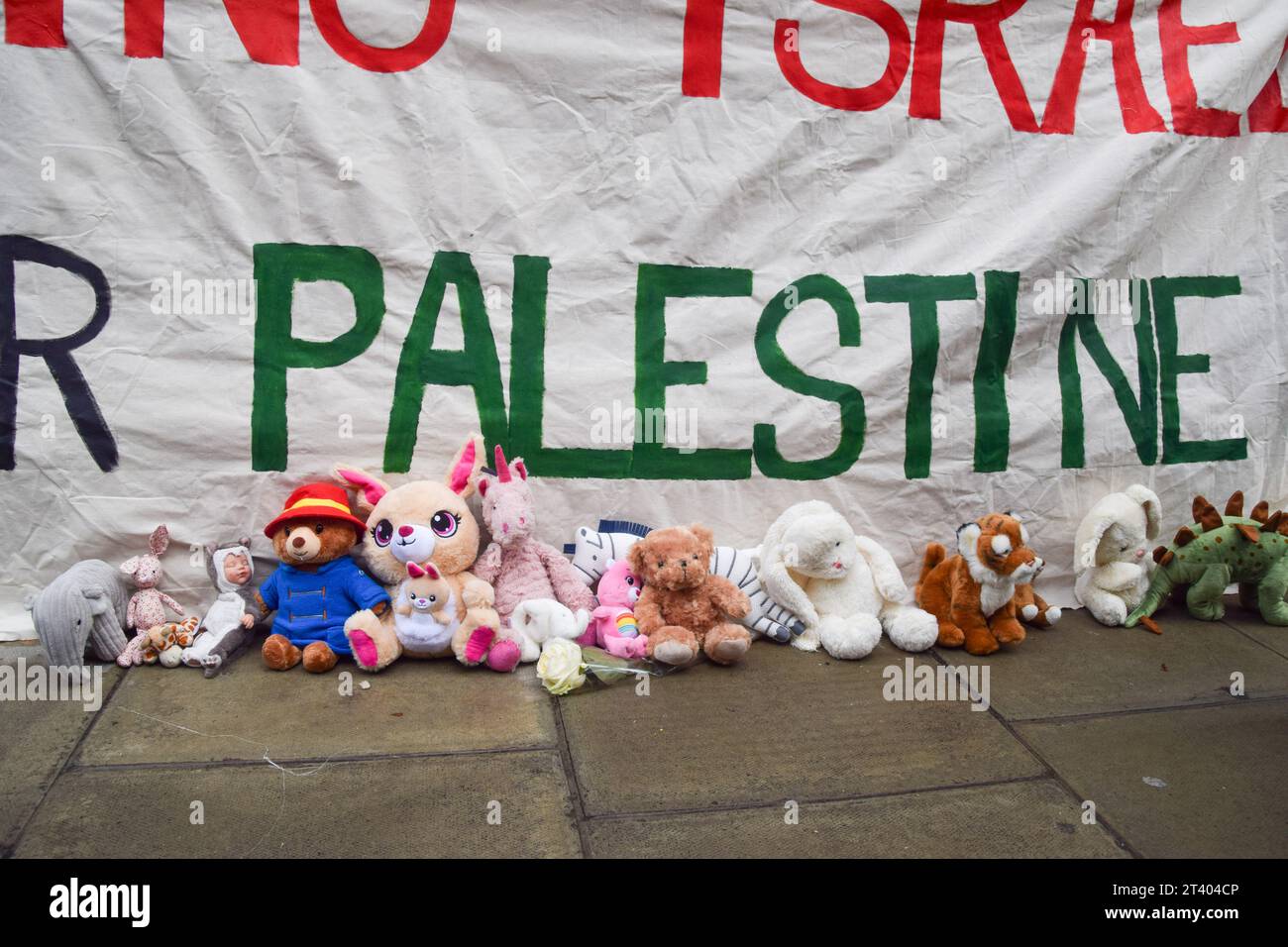 Palestine teddy bear protest hi-res stock photography and images - Alamy