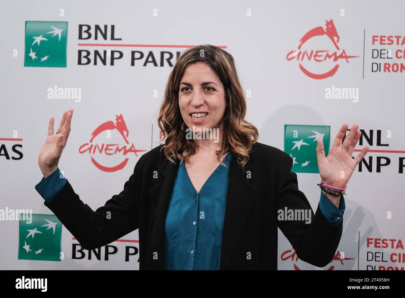 Rome, Italy. 27th Oct, 2023. Director Caterina Carone attends the ...