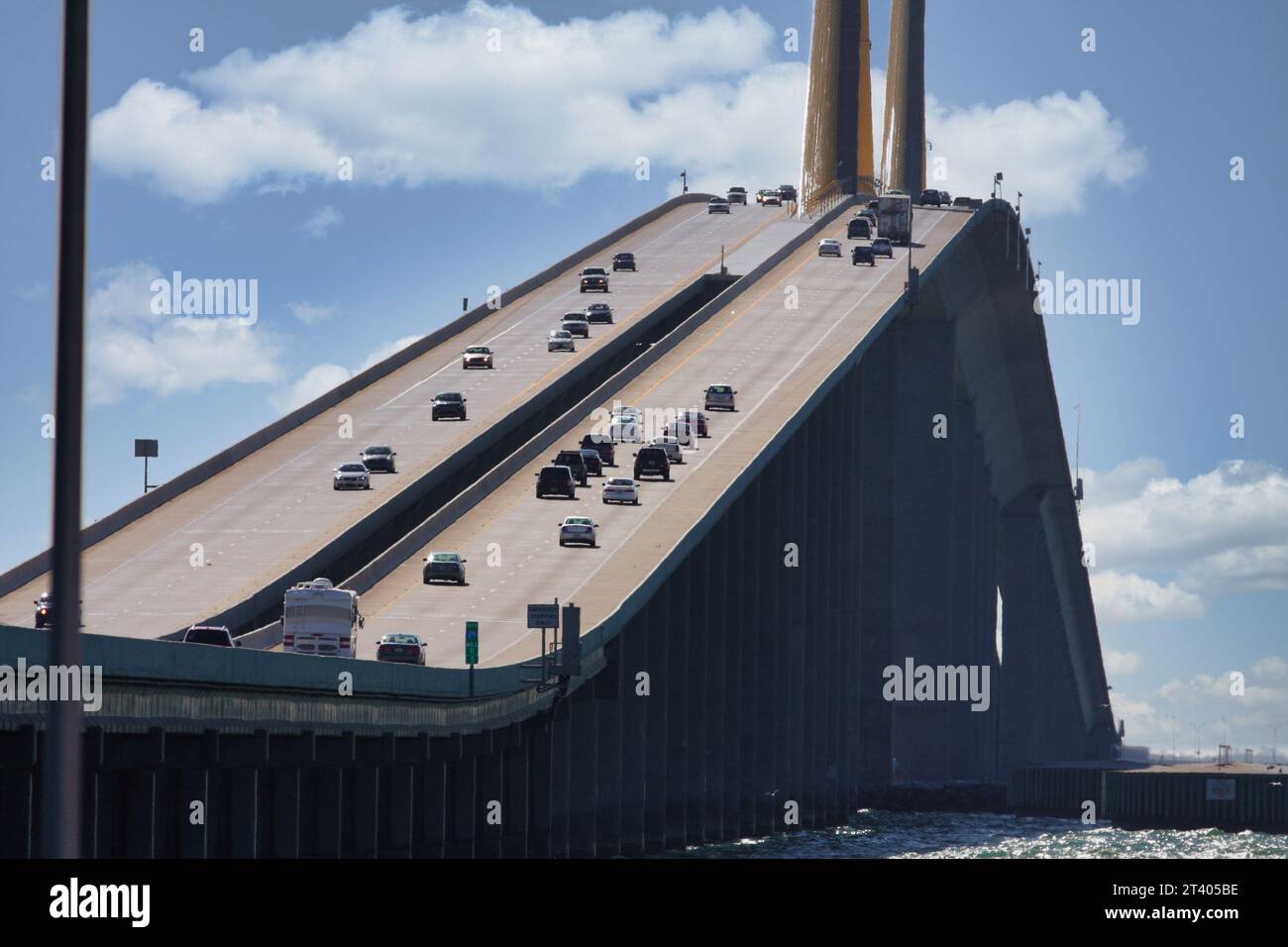 Sunshine Skyway Bridge over Tampa Bay Stock Photo - Alamy