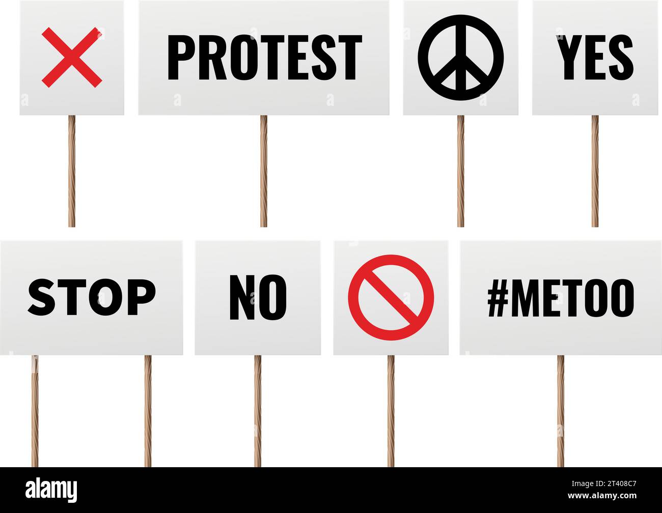 Square protest Stock Vector Images - Alamy