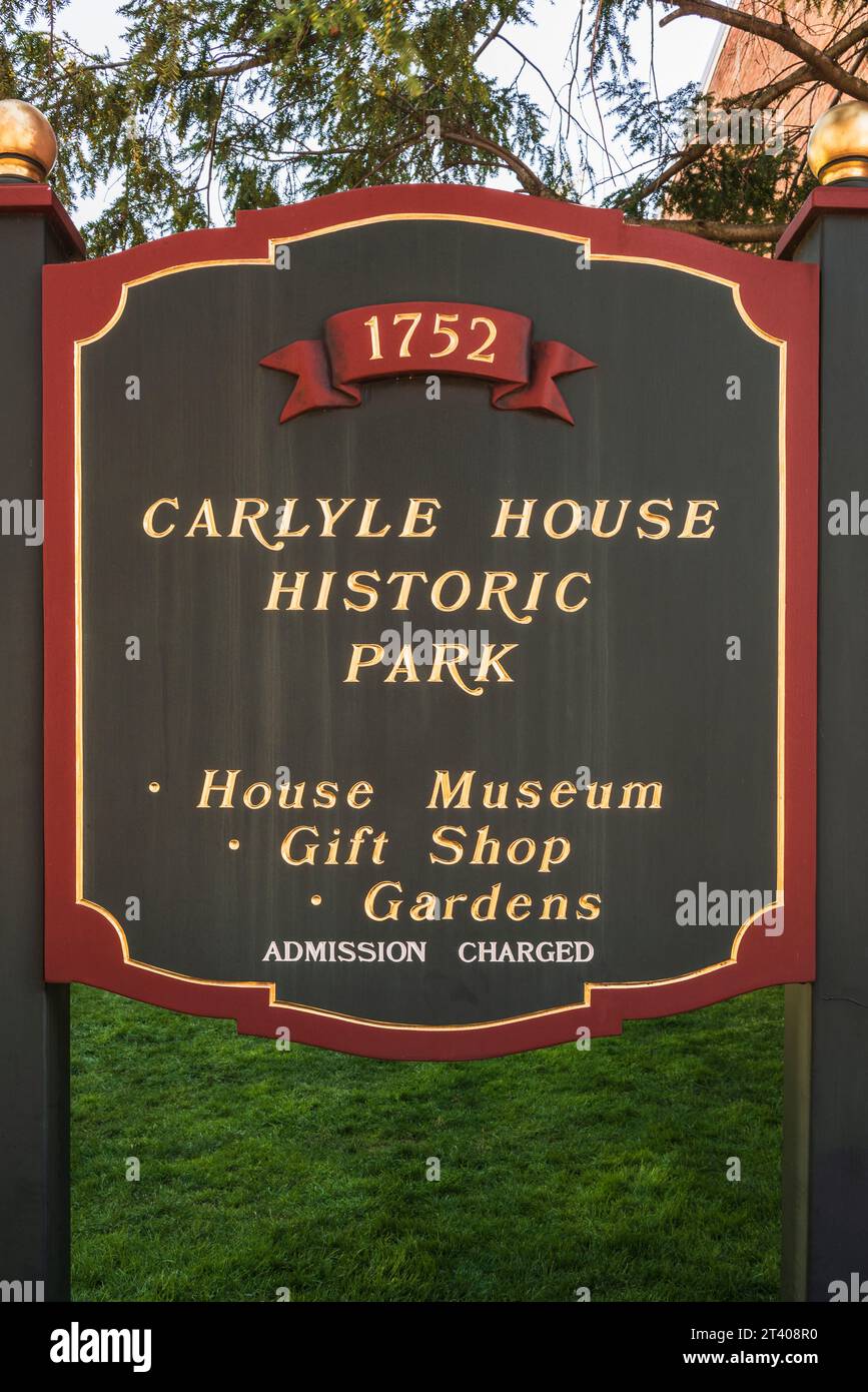 Carlyle house alexandria virginia hi-res stock photography and images ...