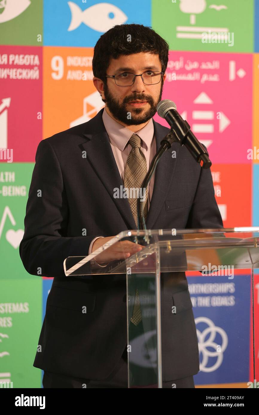 United Nations, New York, USA, October 23, 2023 - UAE Mohammad Bastaki ...