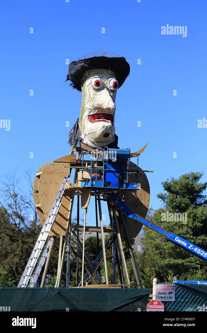 Large witch under construction St. James Long Island NY Stock Photo - Alamy