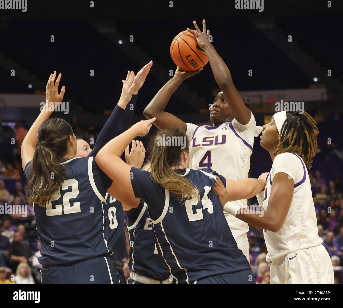Baton Rouge, USA. 26th Oct, 2023. LSU Lady Tigers guard Flau'jae ...