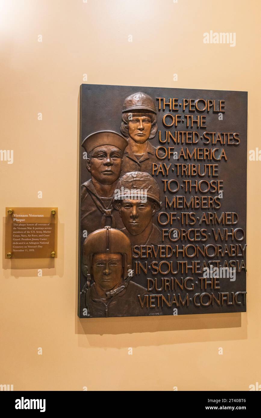 Interpretive display at Arlington National Cemetery, Arlington ...