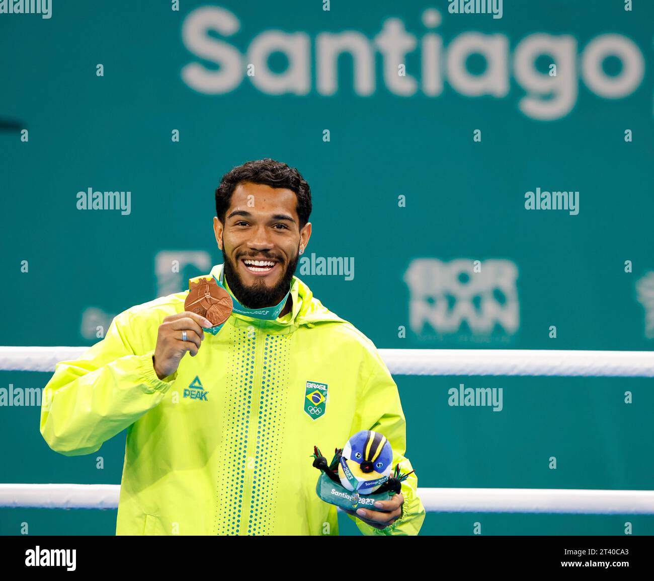 Santiago, Chile. 27th Oct, 2023. SANTIAGO, CHILE - OCTOBER 27: Gabriel ...