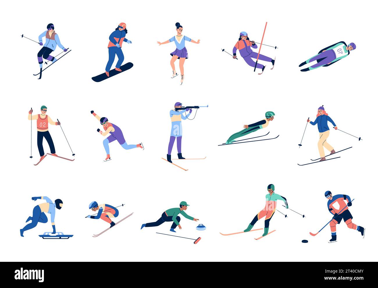 Skeleton skiers hi-res stock photography and images - Alamy