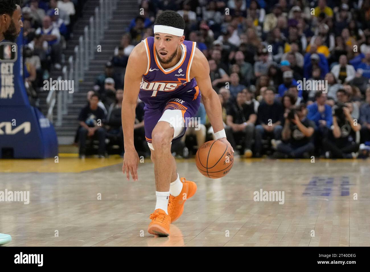 Phoenix Suns guard Devin Booker during an NBA basketball game against ...