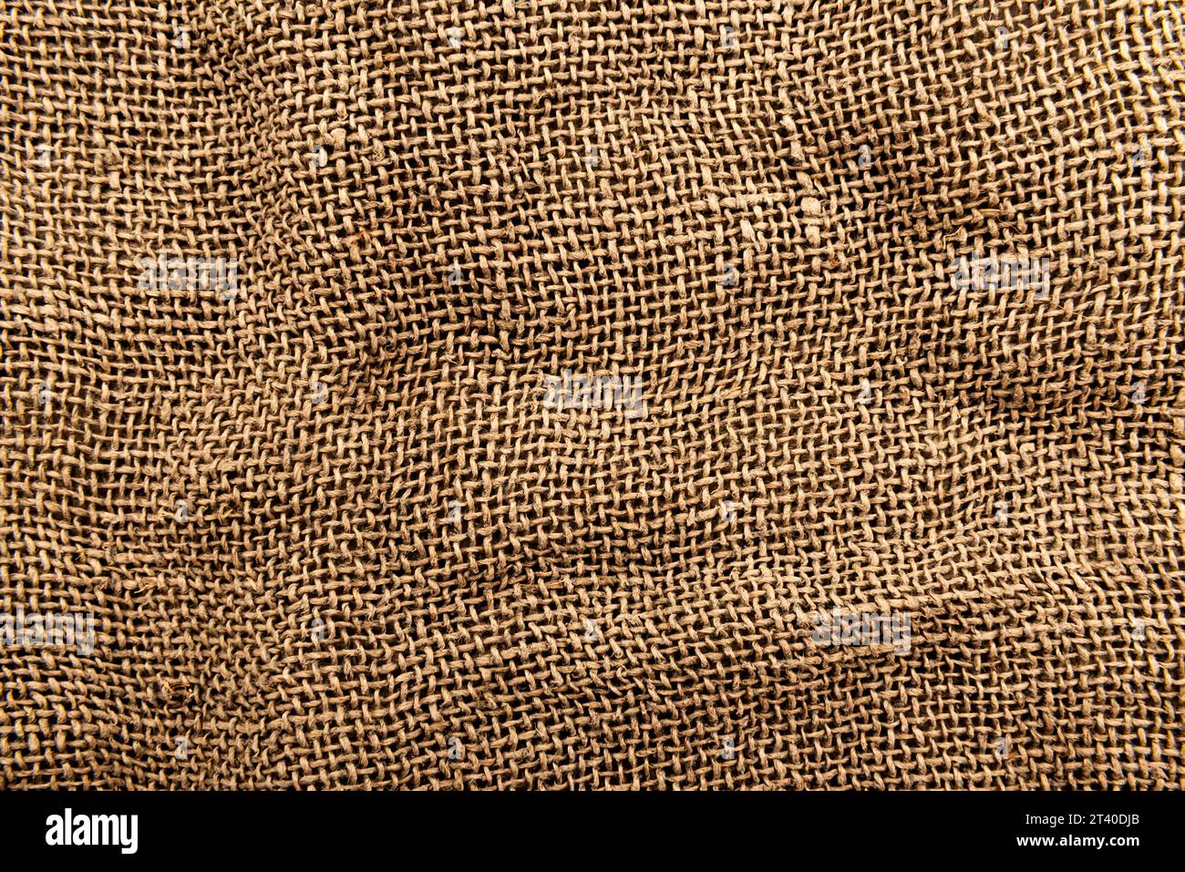 Burlap texture. A piece of torn burlap on a white background. Canvas ...