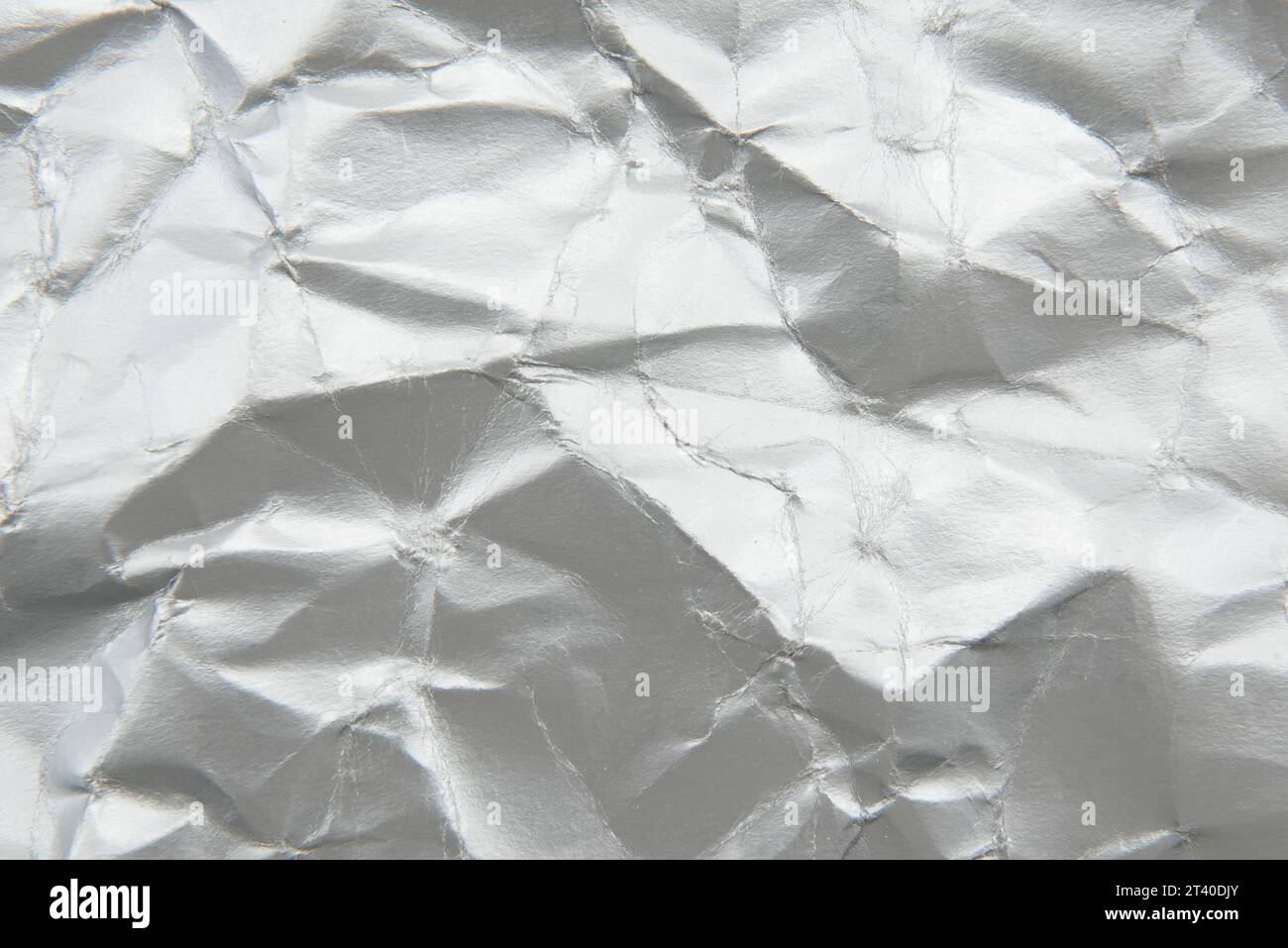 Texture of crumpled silver paper. Background made of crumpled paper ...