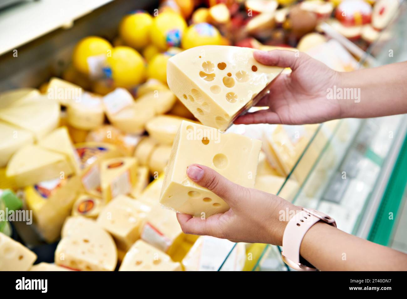 Cheese in packaging hi-res stock photography and images - Alamy