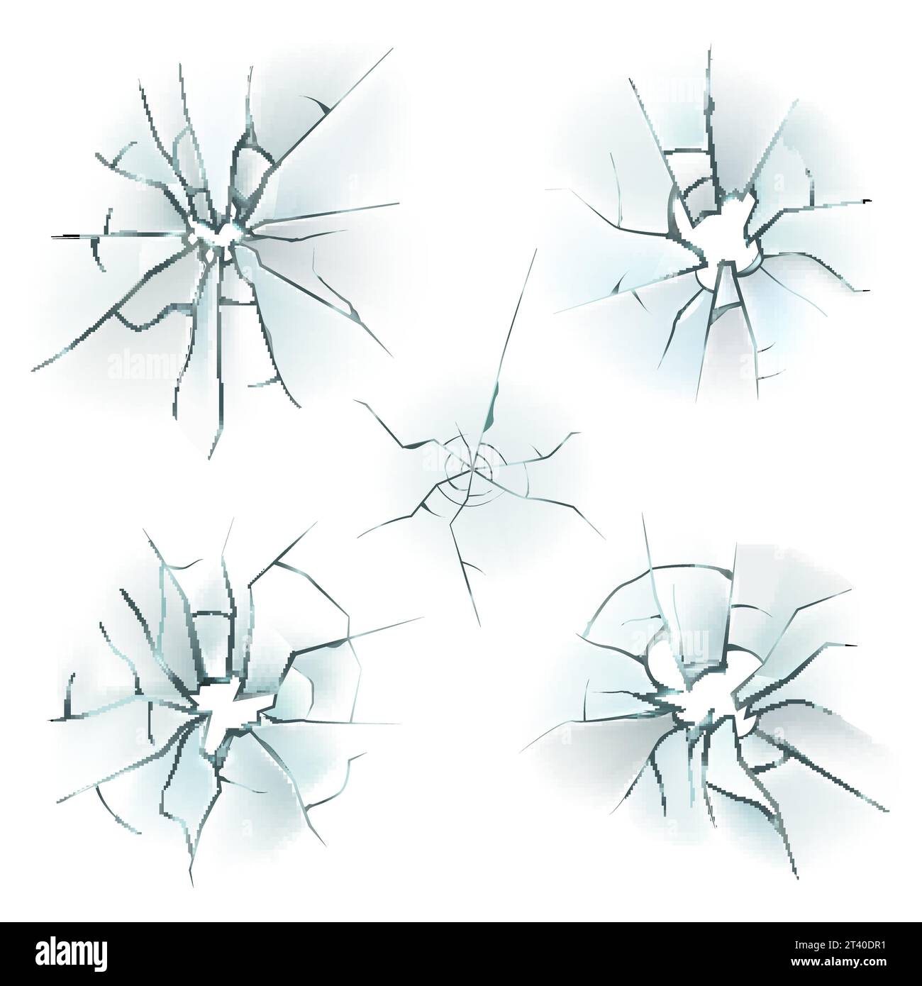 Broken glass templates Stock Vector Images - Alamy