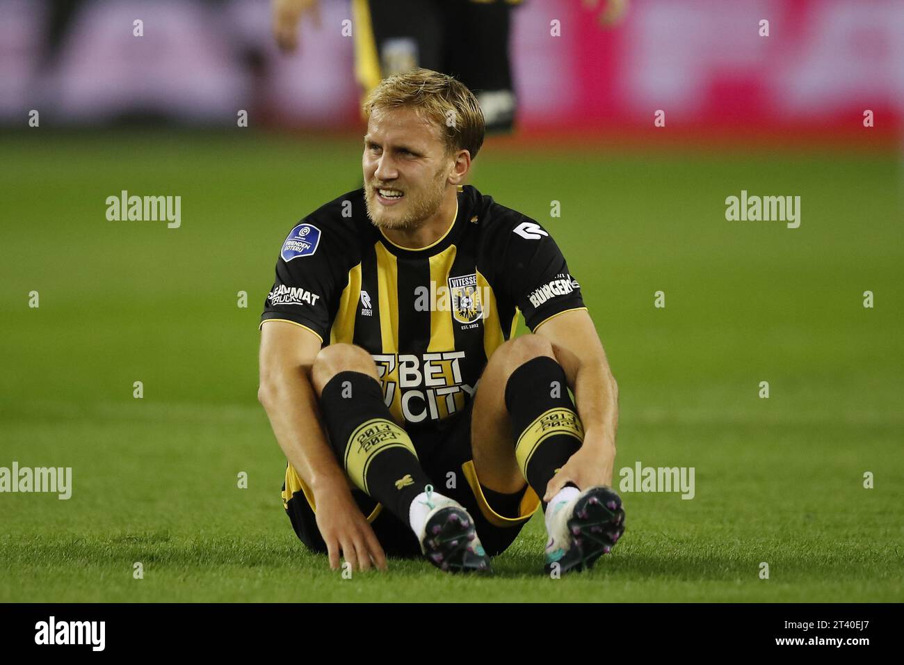 ARNHEM - Melle Meulensteen of Vitesse during the Dutch Eredivisie match ...