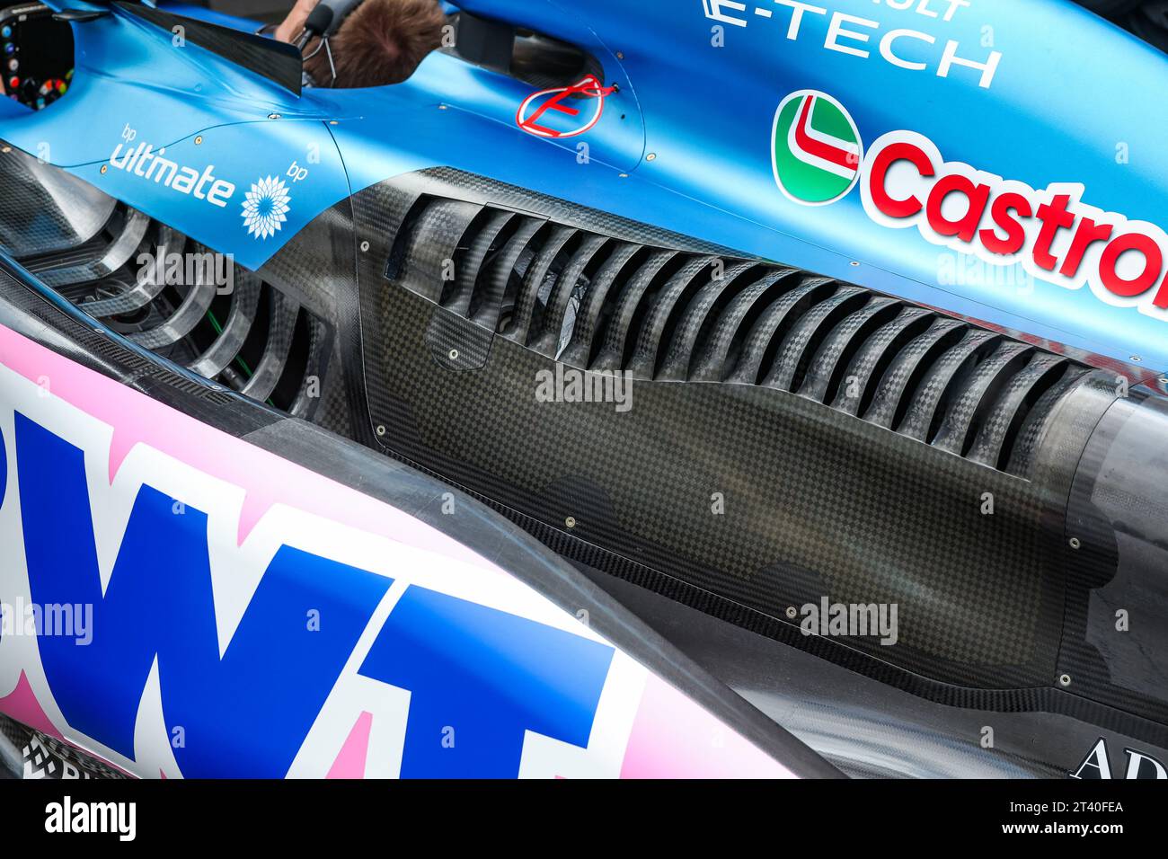 Mexico City, Mexique. 27th Oct, 2023. Alpine F1 Team A523, mechanical ...
