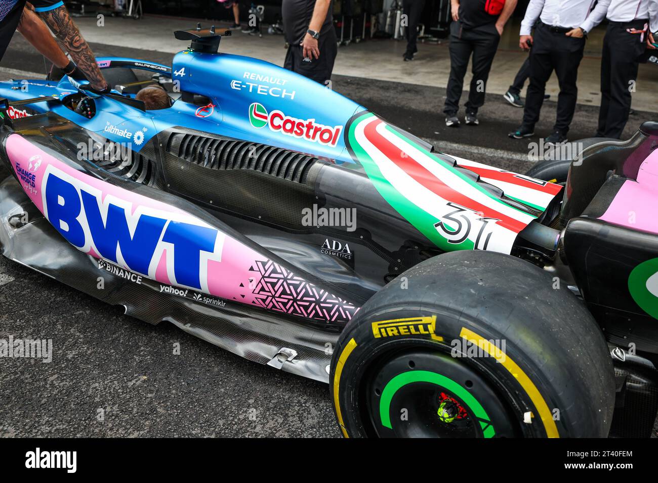Mexico City, Mexique. 27th Oct, 2023. Alpine F1 Team A523, mechanical ...