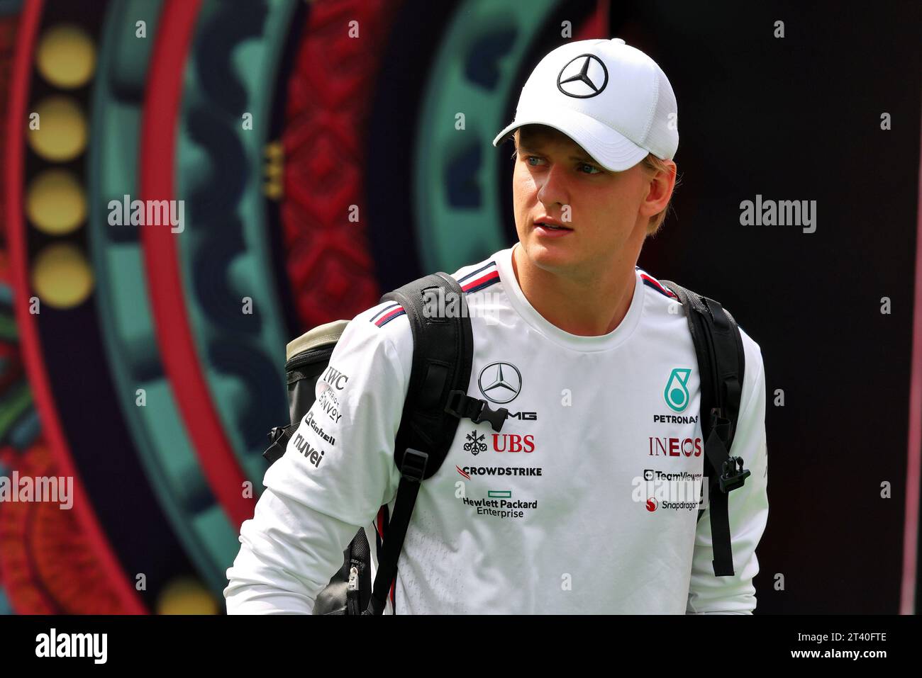 Mexico City, Mexico. 27th Oct, 2023. Mick Schumacher (GER) Mercedes AMG ...