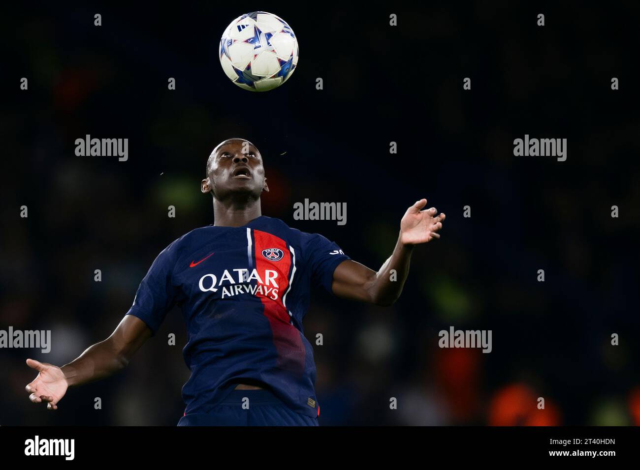 Randal Kolo Muani of Paris Saint-Germain FC in action during the UEFA ...
