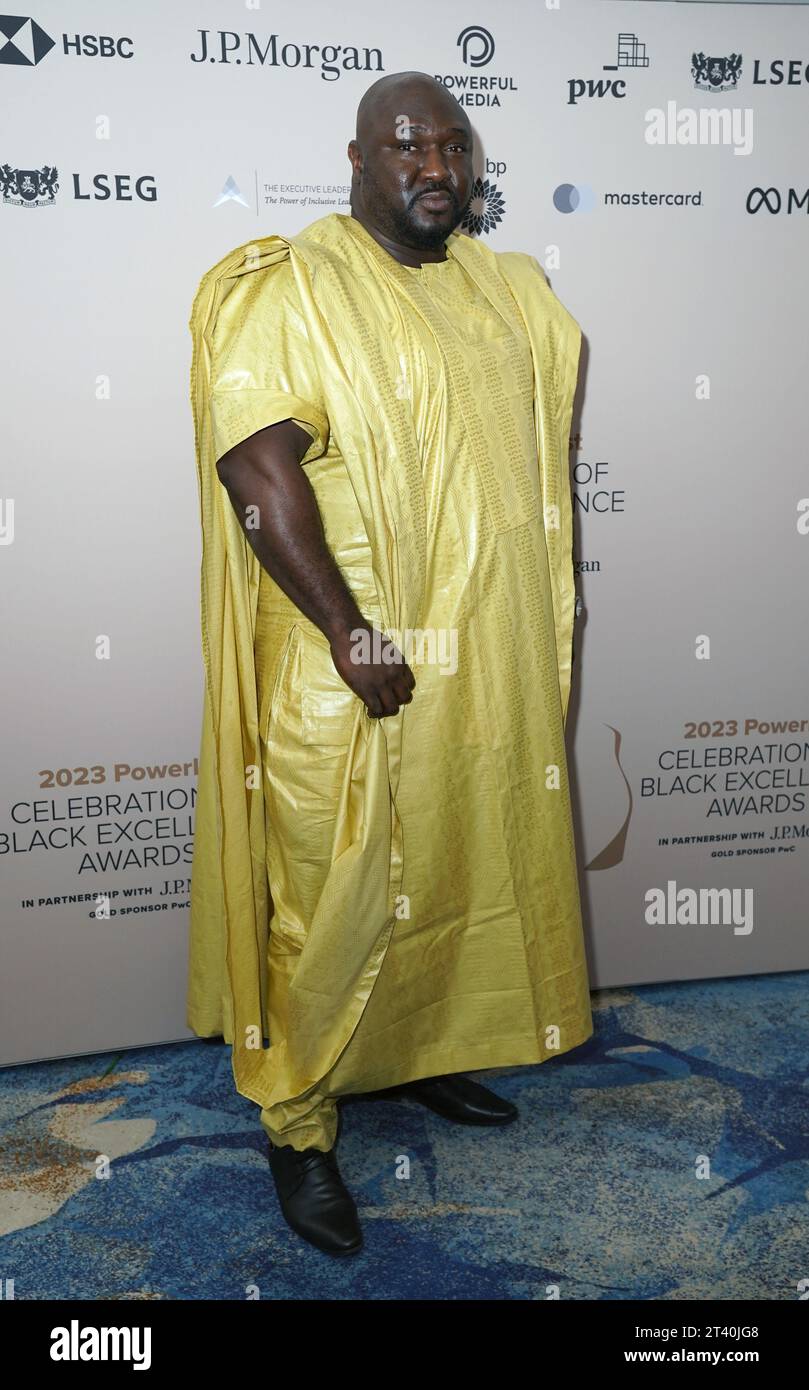 Nonso Anozie arrives for the Powerlist Black Excellence Awards at the ...