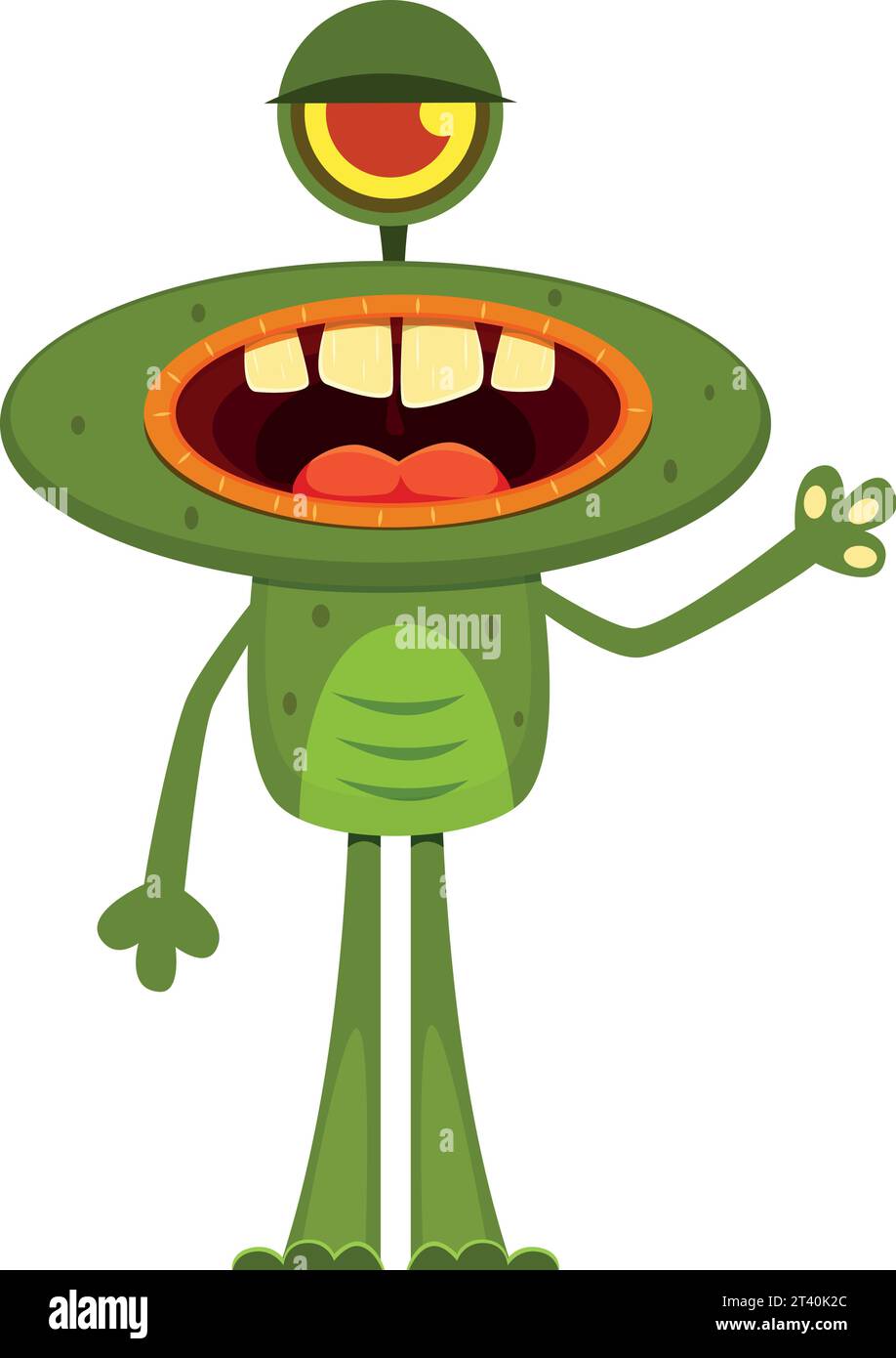 One eye monster vector vectors Stock Vector Images - Alamy